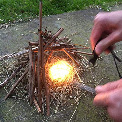 2XPLORE Ignite Bushcraft Fire Steel Magnesium Fire Starter Flint ...